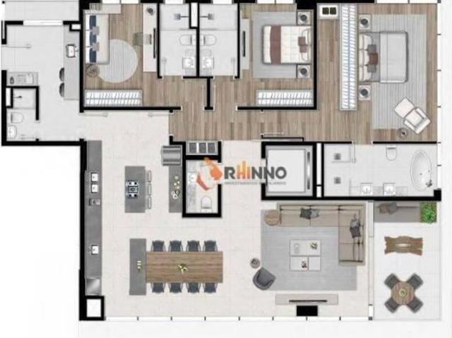 Apartamento com 190m² à venda no bairro Cabral
