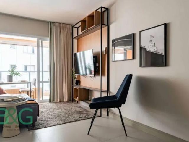 Apartamento com 1 dormitório para alugar, 47 m² por R$ 4.638,00/mês Campo Belo São Paulo/SP