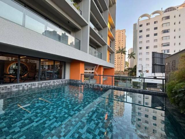 Apartamento com 1 dormitório para alugar, 50 m² por R$ 6.351,00/mês Cambuí Campinas/SP