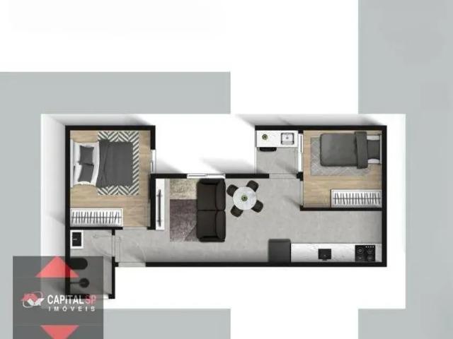Apartamento com 1 dormitório à venda, 35 m² por R$ 220.000,00 Vila Dalila São Paulo/SP