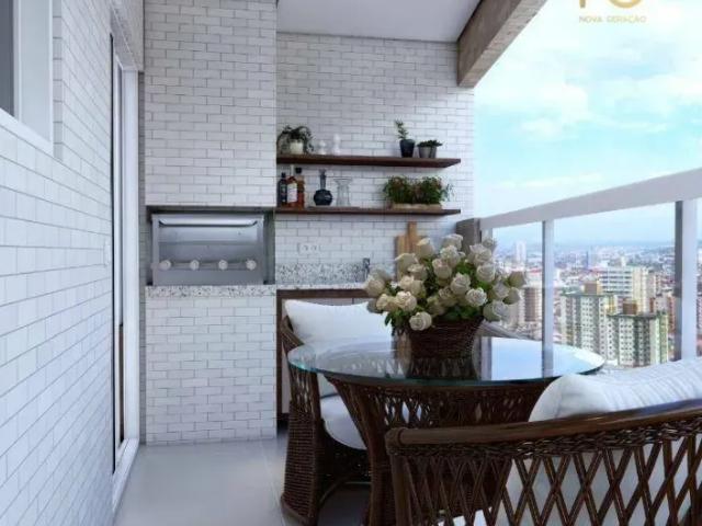 Apartamento com 1 dormitório à venda, 42 m² por R$ 389.000,00 Vila Guilhermina Praia Grande/SP