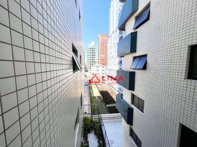 Apartamento com 1 dormitório à venda, 57 m² por R$ 335.000,00 Vila Guilhermina Praia Grande/SP