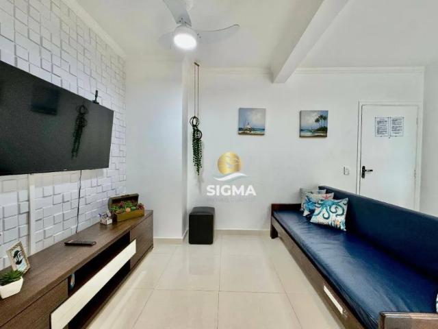 Apartamento com 1 dormitório à venda, 50 m² por R$ 380.000,00 Pitangueiras Guarujá/SP