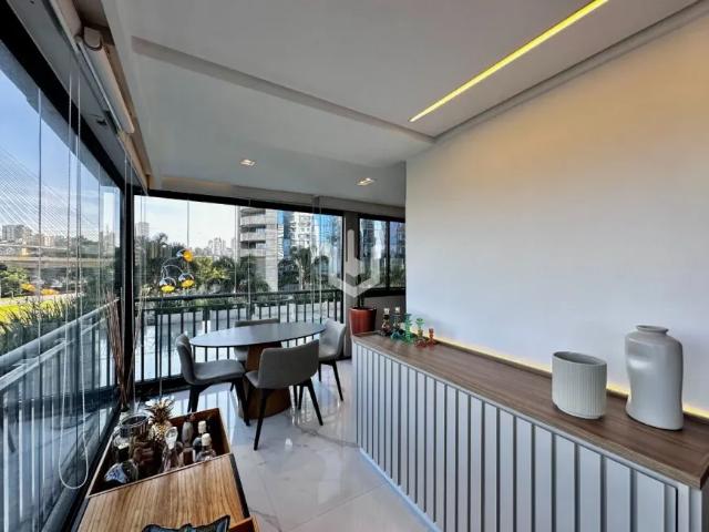 Apartamento no Brooklin de 82m² com 1 dormitório, ao lado da Ponte Estaida