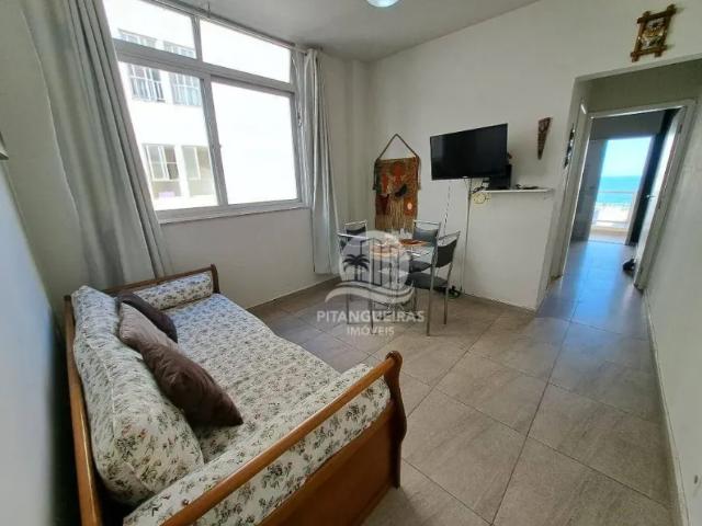 Apartamento com 1 quarto, 1 quadra da praia à venda, 55 m² Pitangueiras Guarujá/SP