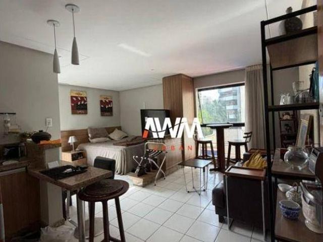 Apartamento com 1 dormitório MOBILIADO à venda, 34 m² por R$ 240.000 Setor Oeste Goiânia/GO