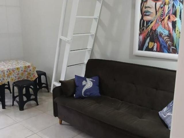 APARTAMENTO COM 1 DORMITÓRIO MOBILIADO NO ITAGUÁ