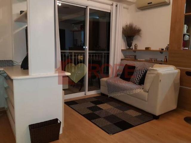 Apartamento com 1 dormitório mobiliado P/ Locação e Venda, 47 m² Brooklin São Paulo/SP