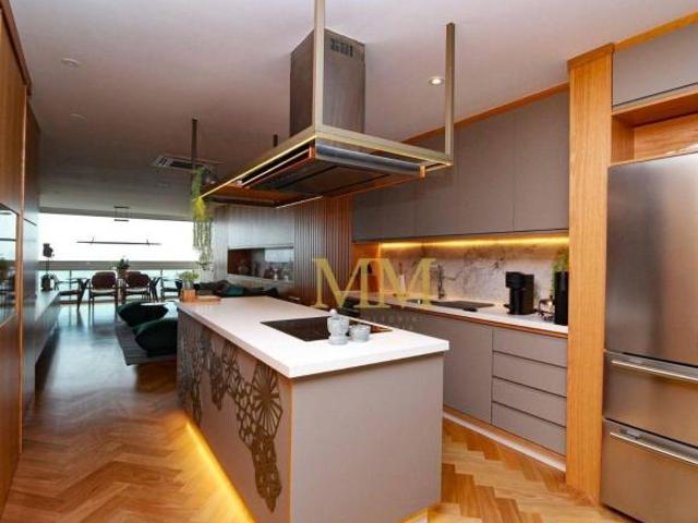 Apartamento com 1 dormitório à venda, 106 m² por R$ 1.900.000,00 Aparecida Santos/SP
