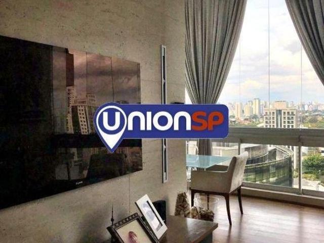 Apartamento com 1 dormitório à venda, 109 m² por R$ 2.000.000,00 Brooklin São Paulo/SP