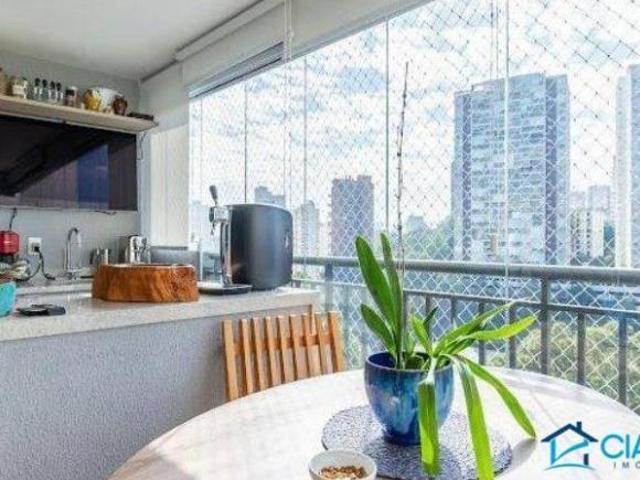 Apartamento com 1 dormitório à venda, 130 m² por R$ 1.350.000,00 Jardim Caboré São Paulo/SP