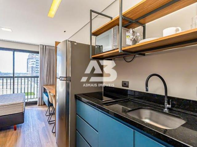 Apartamento com 1 dormitório à venda, 18 m² por R$ 344.900 Água Verde Curitiba/PR