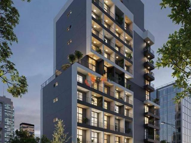 Apartamento com 1 dormitório à venda, 20 m² por R$ 346.216,00 Centro Cívico Curitiba/PR