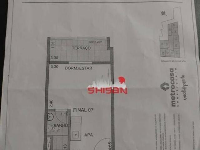 Apartamento com 1 dormitório à venda, 22 m² por R$ 210.000,00 Campos Elíseos São Paulo/SP