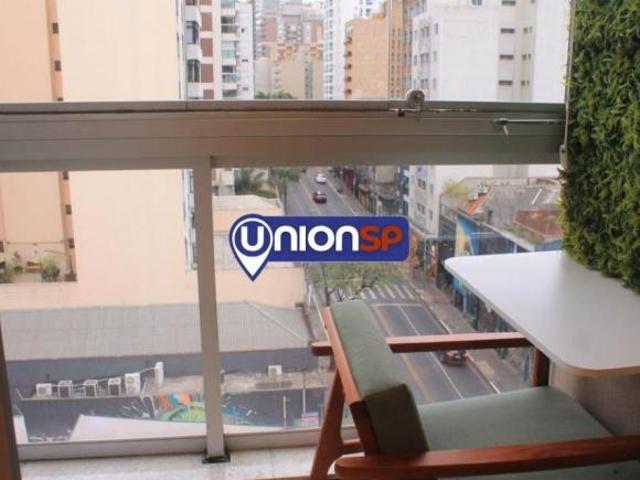 Apartamento com 1 dormitório à venda, 22 m² por R$ 394.000,00 Consolação São Paulo/SP
