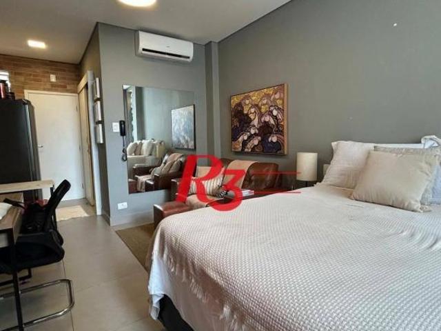 Apartamento com 1 dormitório à venda, 23 m² por R$ 350.000,00 Boqueirão Santos/SP