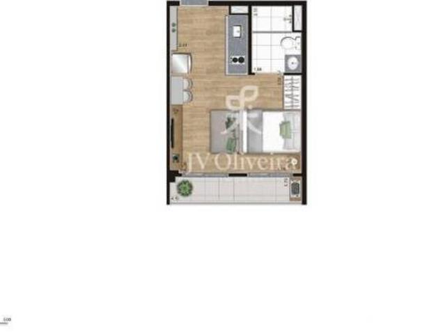 Apartamento com 1 dormitório à venda, 25 m² Mooca São Paulo/SP