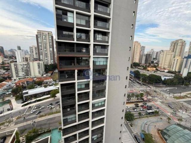 Apartamento com 1 dormitório à venda, 25 m² por R$ 430.000 Brooklin São Paulo/SP