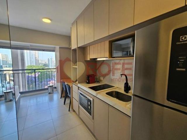 Apartamento com 1 dormitório à venda, 25 m² por R$560.000,00 Moema São Paulo/SP