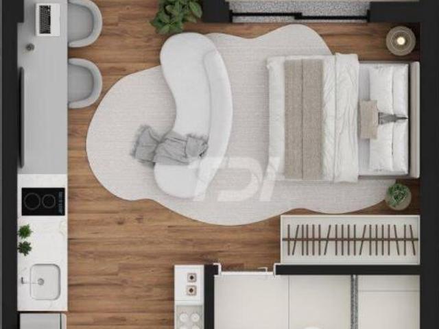 Apartamento com 1 dormitório à venda, 26 m² por R$ 418.268,00 Centro Curitiba/PR