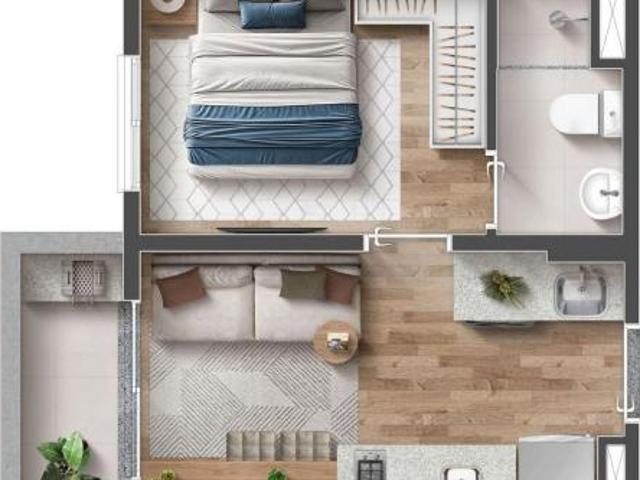 Apartamento com 1 dormitório à venda, 26 m² por R$ 279.900,00 Butantã São Paulo/SP