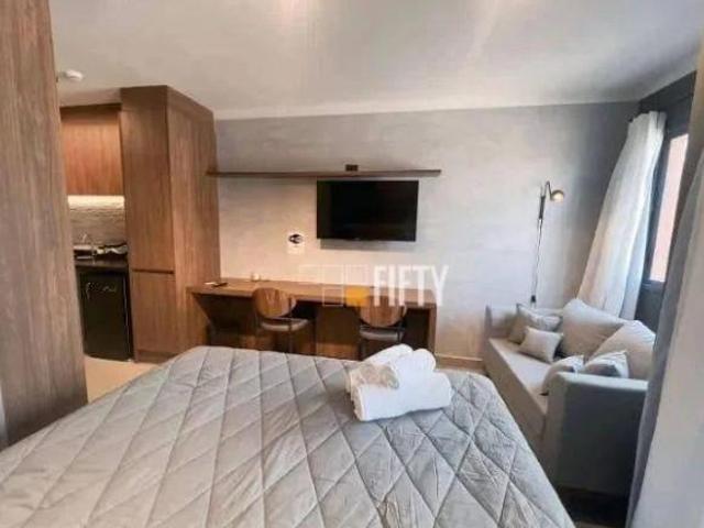 Apartamento com 1 dormitório à venda, 27 m² na Melhor Localização de Moema