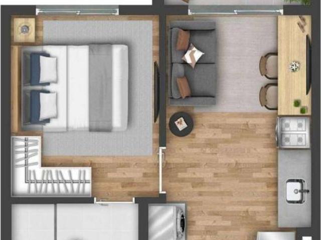Apartamento com 1 dormitório à venda, 27 m² por R$ 279.900,00 Barra Funda São Paulo/SP