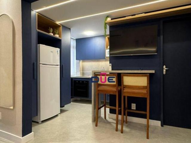 Apartamento com 1 dormitório à venda, 28 m² por R$ 485.000,00 José Menino Santos/SP