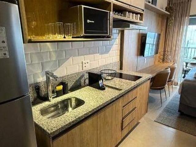 Apartamento com 1 dormitório à venda, 29 m² por R$ 650.000,00 Moema São Paulo/SP