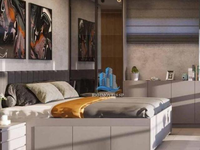 Apartamento com 1 dormitório à venda, 30 m² por R$ 396.000,00 Jardim Santo André/SP