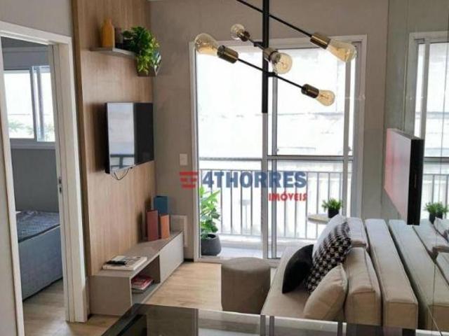 Apartamento com 1 dormitório à venda, 31 m² totalmente mobiliado por R$ 465.000 Vila Sônia São P