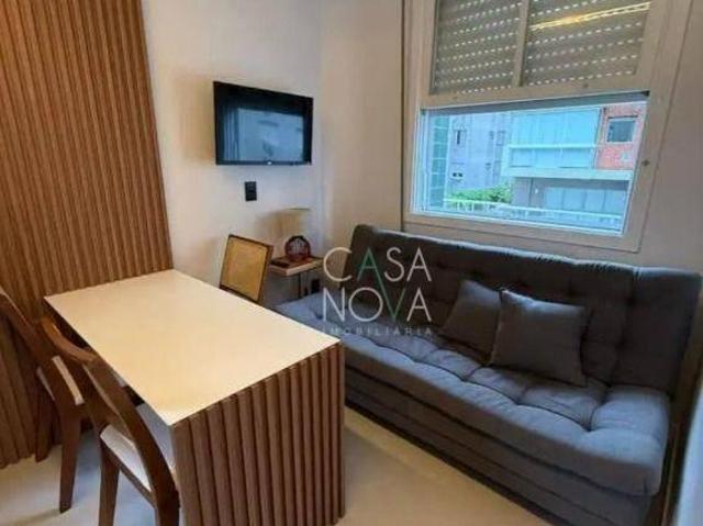Apartamento com 1 dormitório à venda, 32 m² por R$ 422.000 Boqueirão Santos/SP