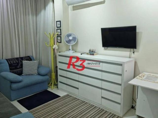 Apartamento com 1 dormitório à venda, 32 m² por R$ 300.000,00 Itararé São Vicente/SP