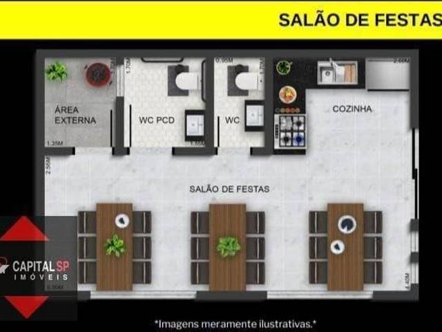 Apartamento com 1 dormitório à venda, 34 m² por R$ 230.000,00 Jardim Nordeste São Paulo/SP