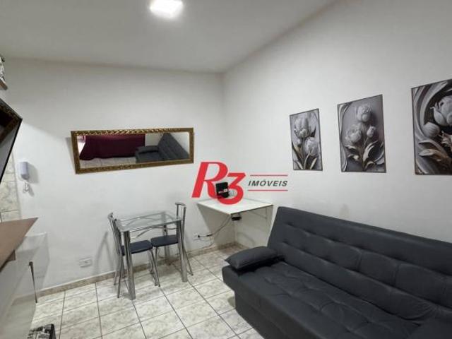 Apartamento com 1 dormitório à venda, 34 m² por R$ 330.000,00 Ponta da Praia Santos/SP
