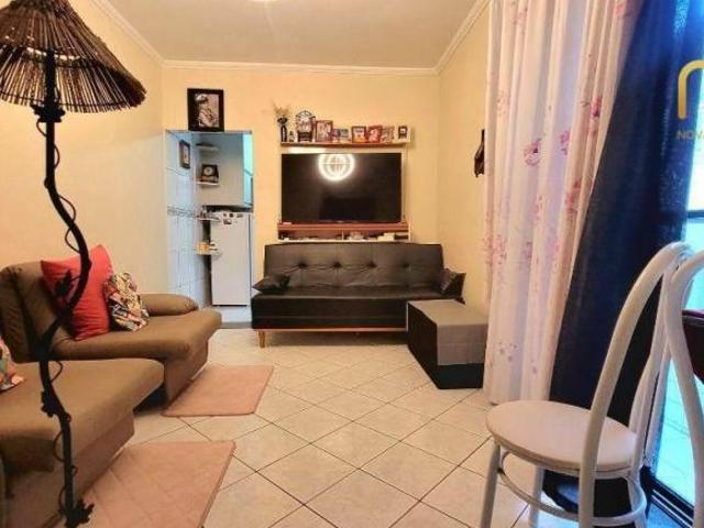 Apartamento com 1 dormitório à venda, 51 m² por R$ 395.000,00 Vila Guilhermina Praia Grande/SP