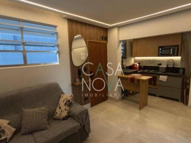 Apartamento com 1 dormitório à venda, 35 m² por R$ 480.000,00 Aparecida Santos/SP