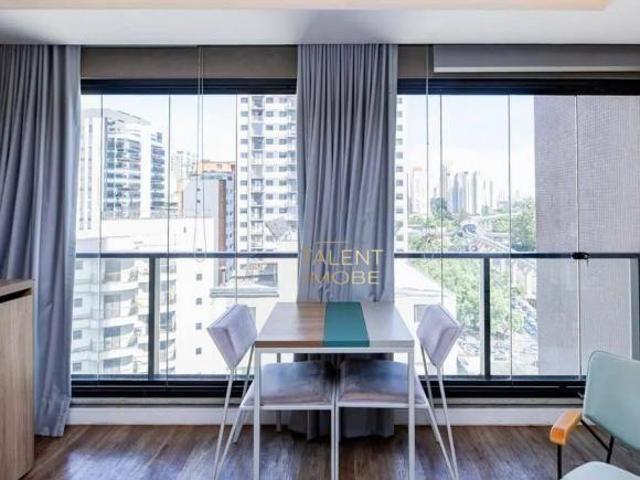 Apartamento com 1 dormitório à venda, 36 m² por R$ 690.000,00 Brooklin São Paulo/SP