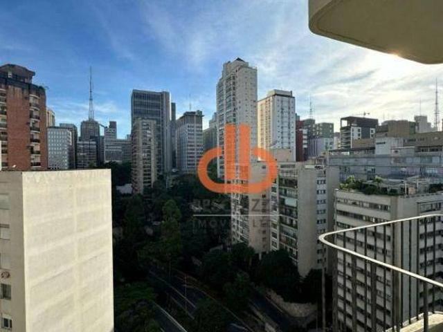 Apartamento com 1 dormitório à venda, 36 m² por R$ 780.000,00 Cerqueira César São Paulo/SP
