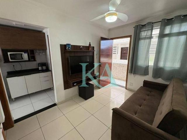 Apartamento com 1 dormitório à venda, 36 m² por R$ 260.000 Vila Guilhermina Praia Grande/SP