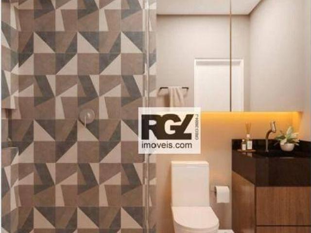Apartamento com 1 dormitório à venda, 37 m² por R$ 415.000,00 Estuário Santos/SP