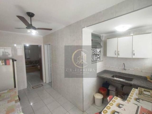Apartamento com 1 dormitório à venda, 37 m² por R$ 220.000 Vila Guilhermina Praia Grande/SP