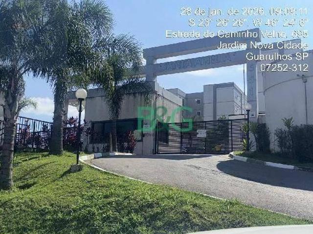 Apartamento com 1 dormitório à venda, 38 m² por R$ 153.076,13 Jardim Nova Cidade Guarulhos/SP