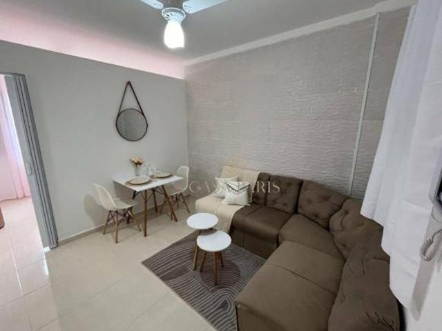 Apartamento com 1 dormitório à venda, 38 m² por R$ 265.000 Aviação Praia Grande/SP