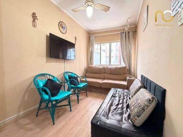 Apartamento com 1 dormitório à venda, 38 m² por R$ 280.000,00 Aviação Praia Grande/SP