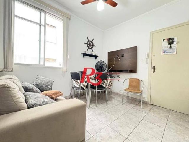 Apartamento com 1 dormitório à venda, 38 m² por R$ 320.000,00 Aparecida Santos/SP