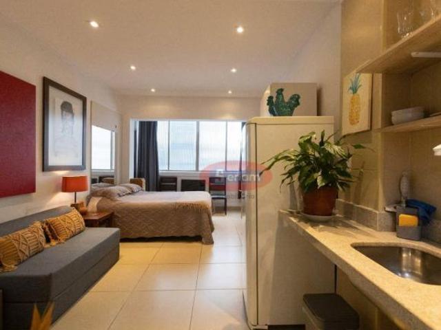 Apartamento com 1 dormitório à venda, 38 m² por R$ 350.000,00 Boqueirão Santos/SP