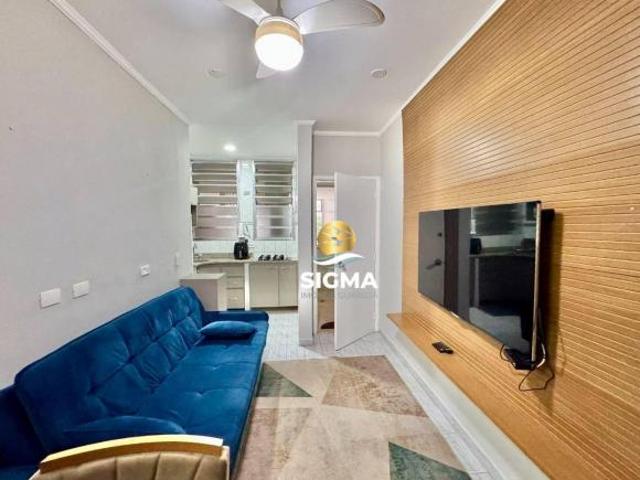Apartamento com 1 dormitório à venda, 39 m² por R$ 355.000,00 Pitangueiras Guarujá/SP