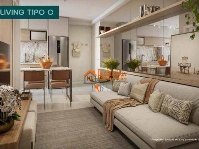 Apartamento com 1 dormitório à venda, 39 m² por R$ 376.827,97 Vila Endres Guarulhos/SP