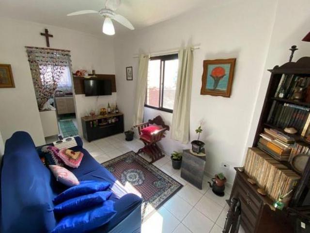 Apartamento com 1 dormitório à venda, 40 m² por R$ 215.000,00 Aviação Praia Grande/SP